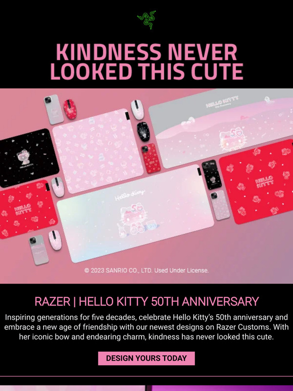 Razer: Razer | Hello Kitty 50th Anniversary | Milled