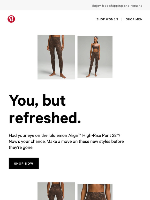 lululemon: New styles of the lululemon Align™ High-Rise Pant 28" just ...