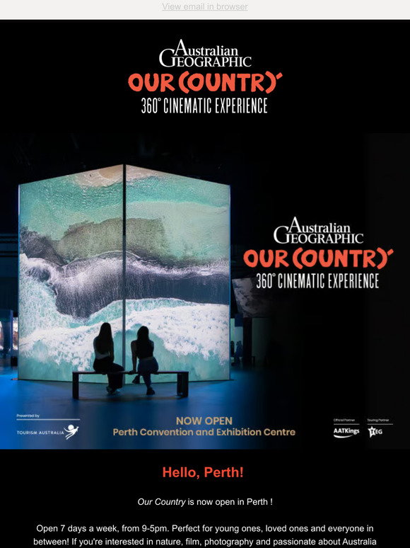 Australian Geographic: Hello, Perth! Our Country Now Open! 🦘 | Milled