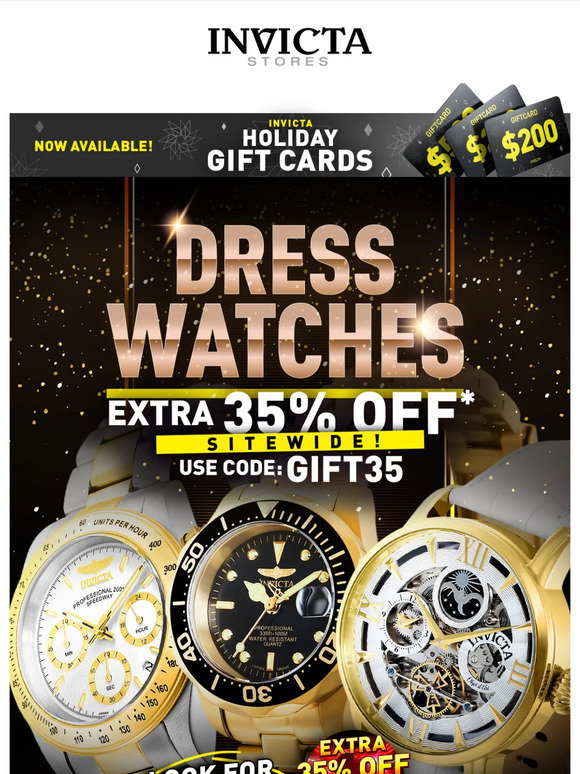 Invicta: CYBER DEAL ️💥🦾EXTRA 35% OFF To Dress For Success! | Milled