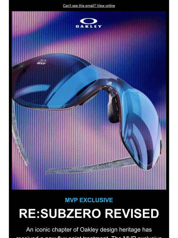 Oakley: MVP, The Latest Limited Edition Has Landed | Milled