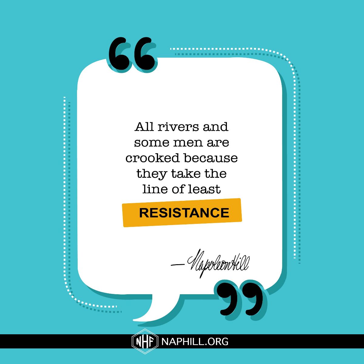 Napoleon Hill Foundation: Napoleon Hill's Thought for the Day | Milled