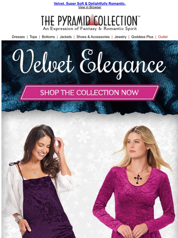Pyramid Collection: Embrace the Softness of Velvet ~ You'll Swoon Over ...