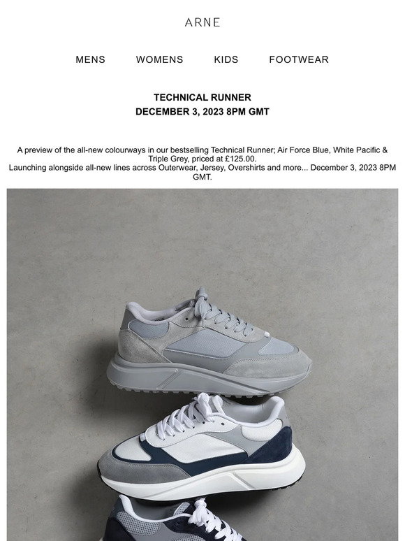 Arne: DROP PREVIEW | TECHNICAL RUNNER | Milled