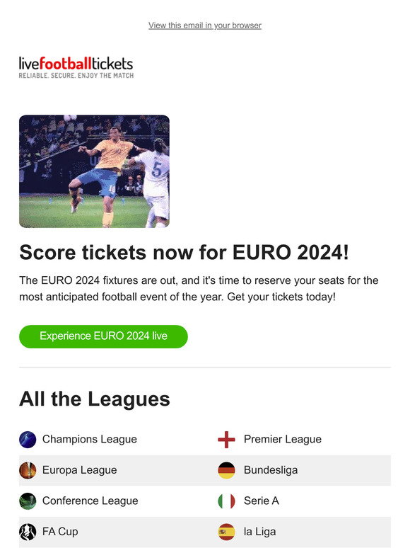 Live Football Tickets: EURO 2024 Group Matches: reserve your tickets ...