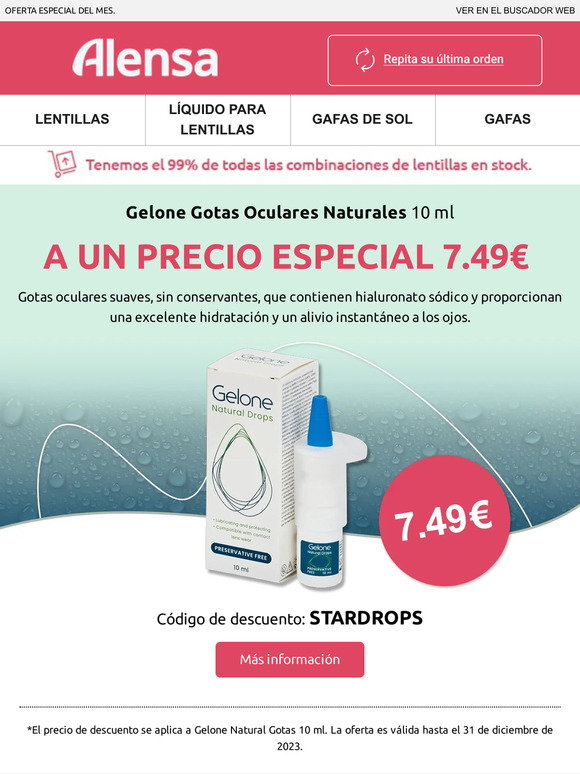 Alensa: NUEVO: Gelone Gotas Naturales a un precio especial 7.49€ | Milled