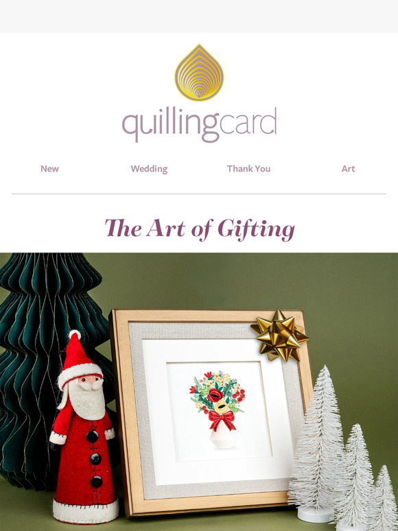 Quilling Card: Where Gift-Giving Excellence Begins 🎁 | Milled