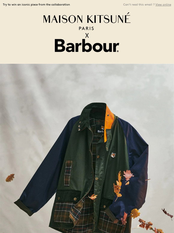Maison Kitsuné: Exclusive draw | Maison Kitsuné x Barbour | Milled