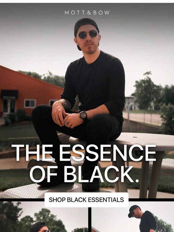 Mott & Bow: The art of wearing black. | Milled