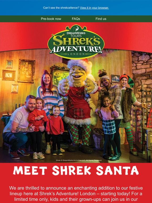 Shrek's Adventure: Step into a magical Christmas spectacular at Shrek's ...
