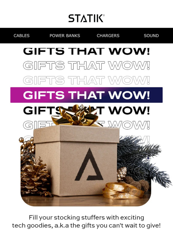 Statik: 🎄Tech the Halls: Epic Gifts for Stockings! | Milled