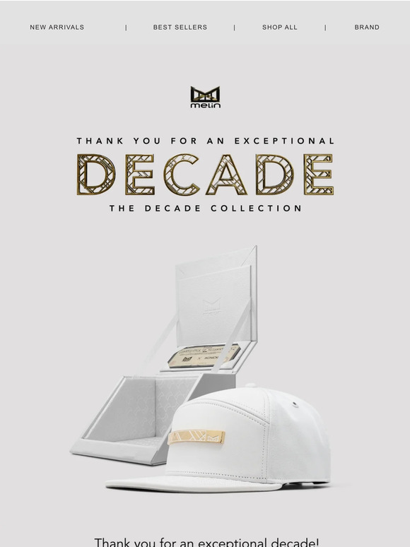 Melin: Hyper Limited Drop: The Decades Collection | Milled