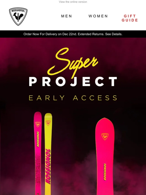 Rossignol: 💥 Super Project – Your early access to our limited-edition ...