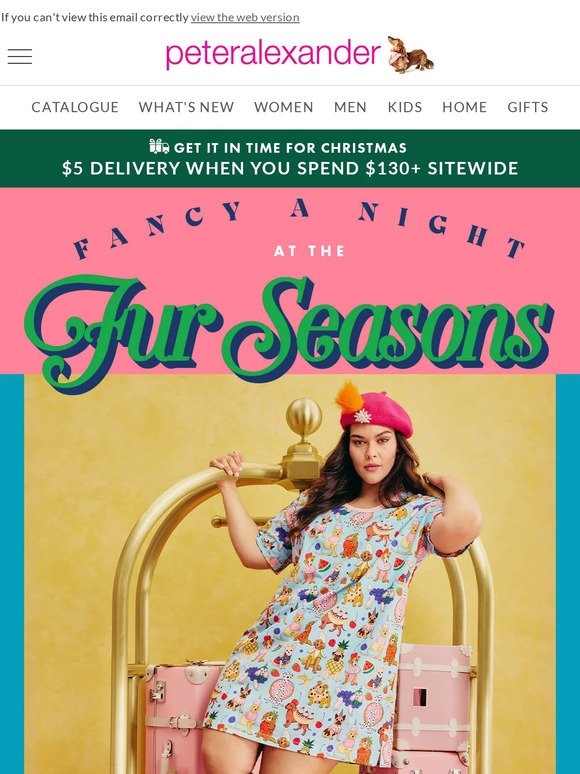 Peter Alexander: Fancy a night at the Fur Seasons? | Milled