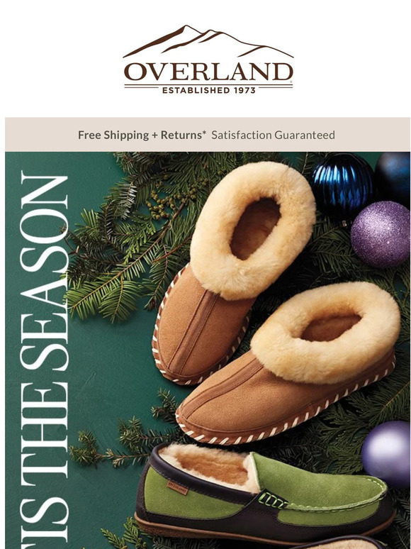 Overland: Cozy Sheepskin Slippers Make Perfect Gifts | Milled