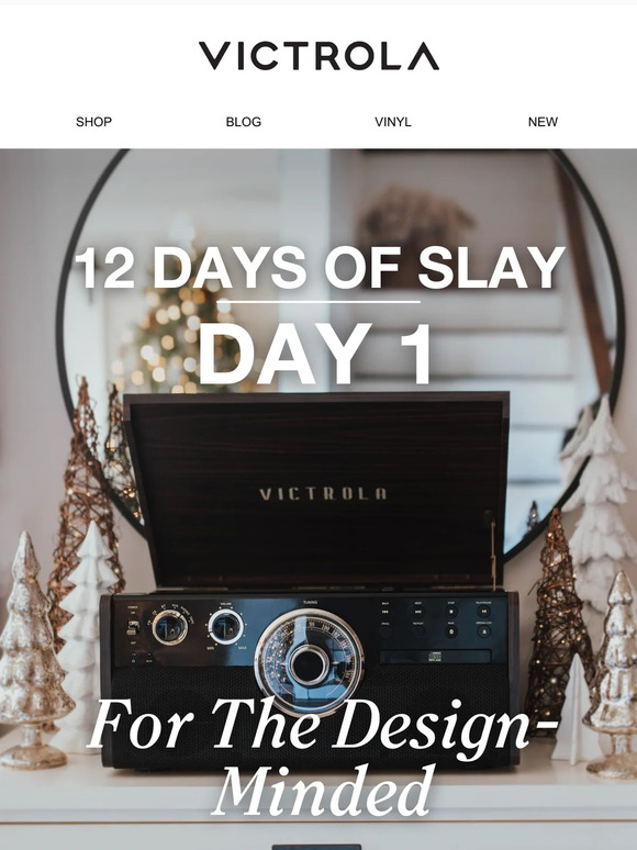 Victrola: Unwrap the Joy: Introducing Our "12 Days of Slay" Gift Guide ...