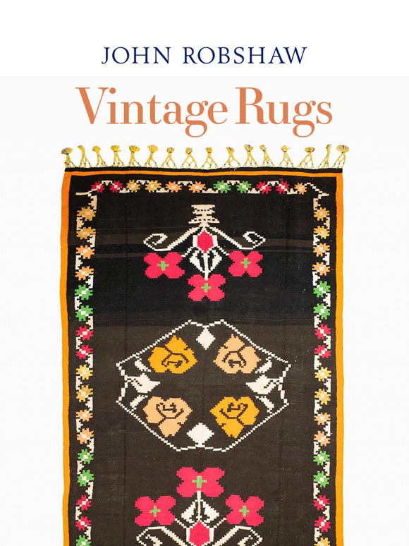 John Robshaw: Vintage Rugs Are Here | Milled
