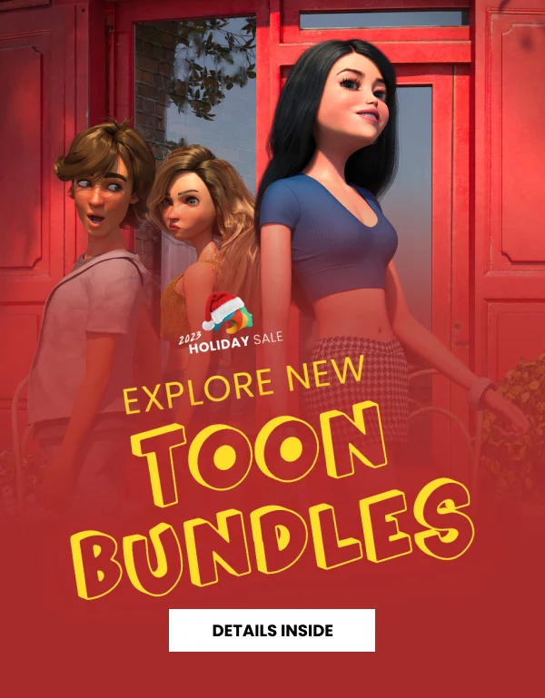 DAZ 3D: Explore New Toon Bundles | Milled