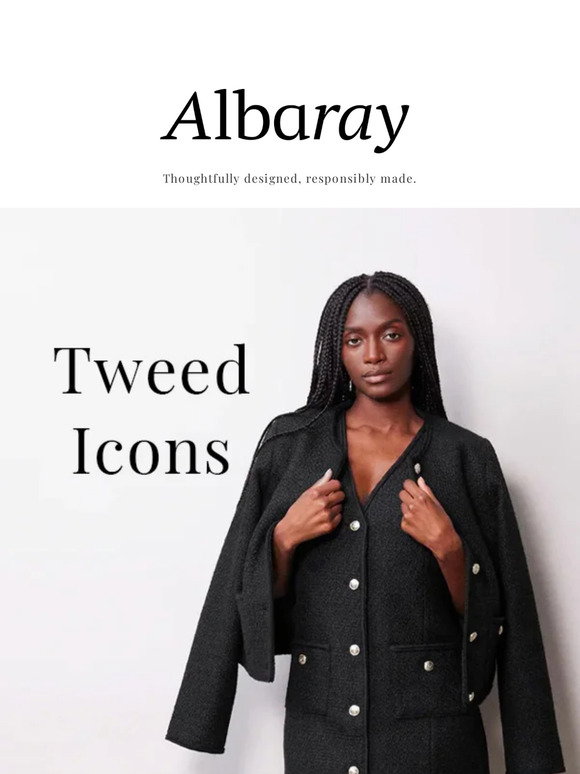 Albaray: New In | Tweed Icons | Milled
