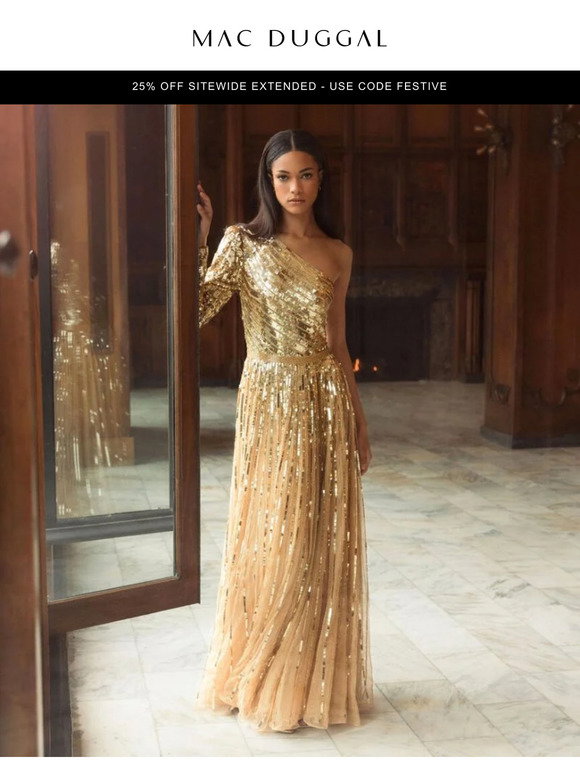 Mac Duggal: Color of the Moment: Gold | Milled