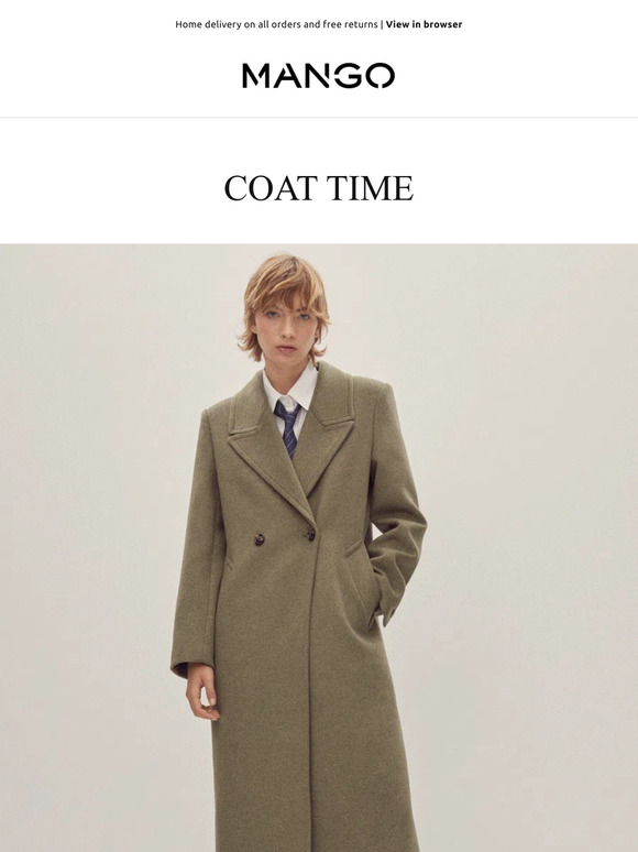 Mango: Get outdoors ready: the coats are here | Milled