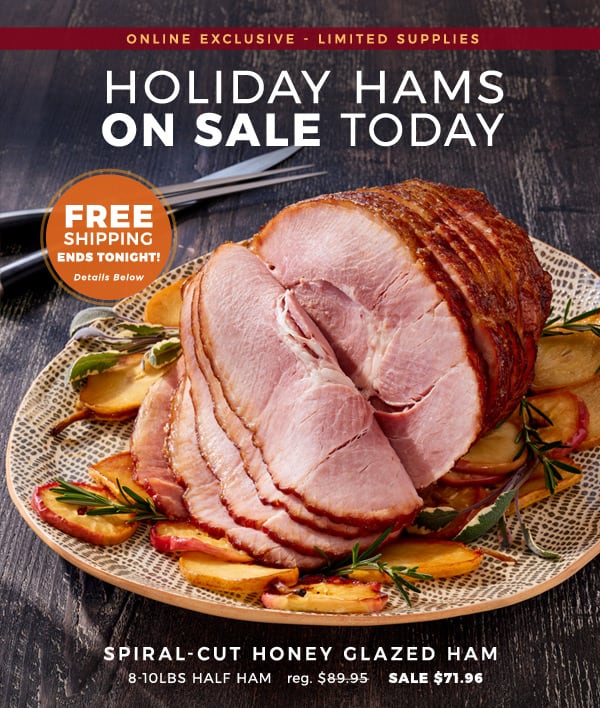 Allen Brothers: Holiday Hams On Special! Free Shipping Final Day | Milled
