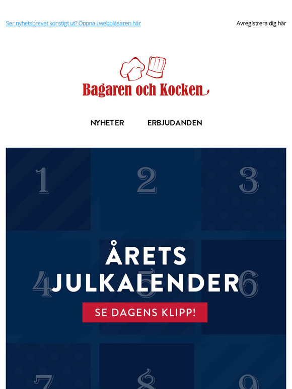 Bagaren och Kocken: Årets julkalender är igång 🎁 LUCKA 3 | Milled