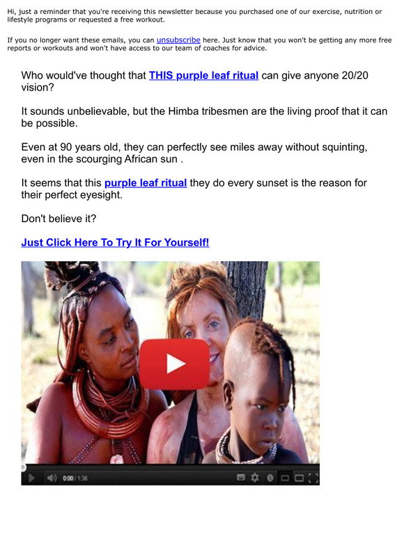 Critical Bench: All Members Of The Himba Tribe Have 20/20 Vision (It's ...