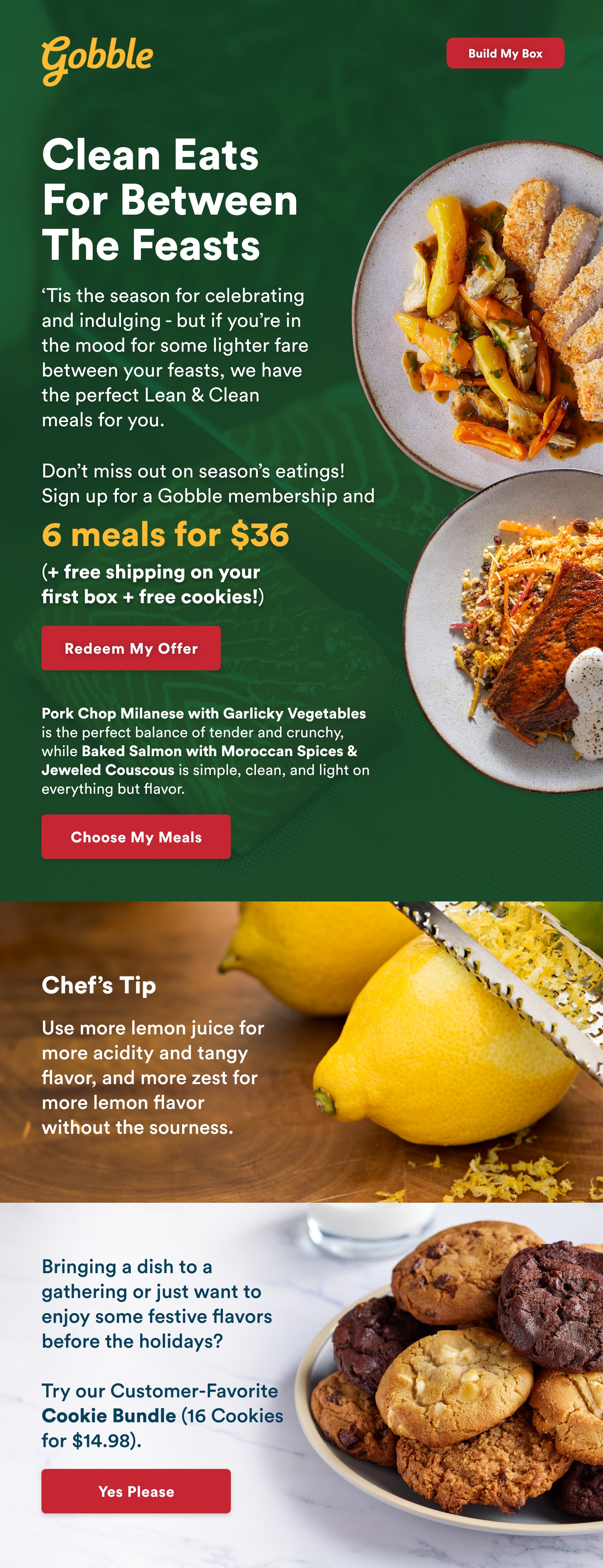 Gobble: Your guide to eating clean between your feasts | Milled