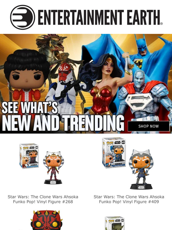 EntertainmentEarth.com: Dive into What's New and Trending! 🌊 | Milled