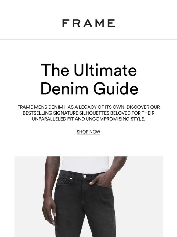 FRAME Brand: Discover FRAME’s Classic Denim Fits | Milled