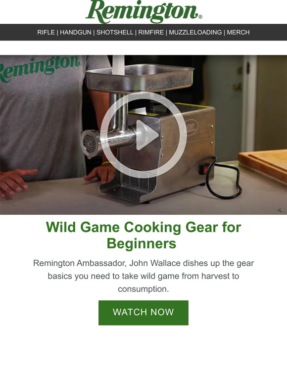Remington: Wild Game Cooking | Milled