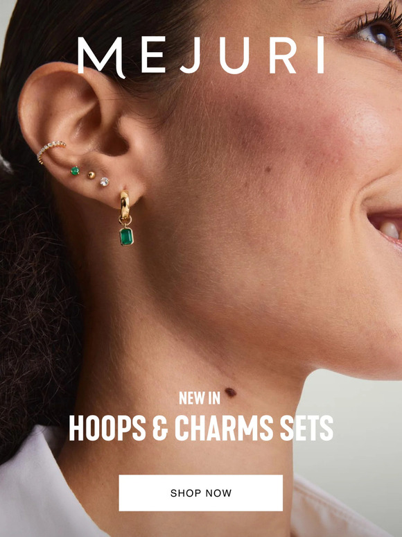 Mejuri: Hoops & Charms Sets | Milled
