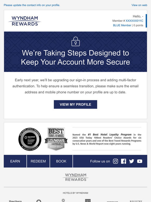 Super 8: Important Update Regarding Your Wyndham Rewards Account | Milled