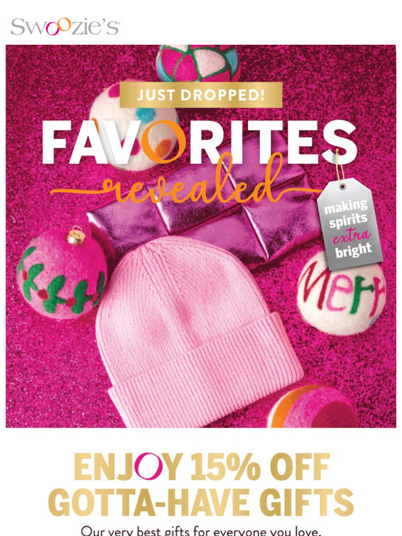Swoozie's: Just Dropped! First LOOK at our FAVORITES REVEALED Catalog ...