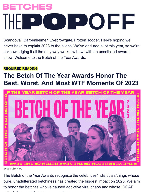 Betches: Welcome to the Betch of the Year Awards | Milled