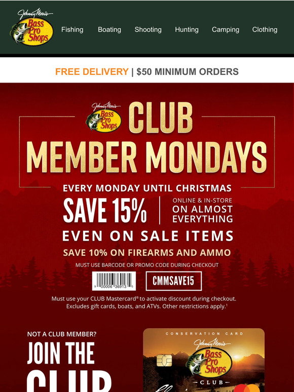 Bass Pro Shops: Unwrap This Exclusive CLUB Member Offer! | Milled