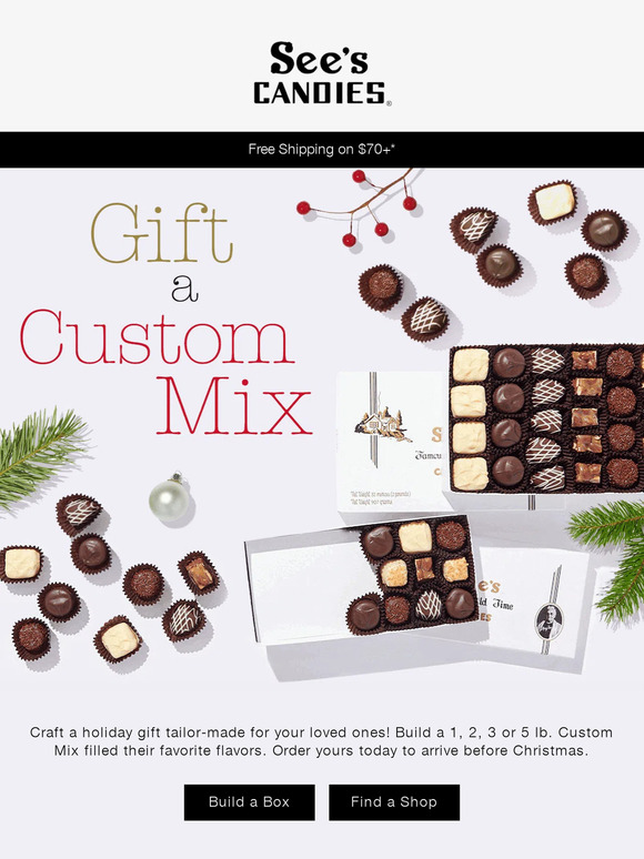 See's Candies: Custom Mix of Chocolate = Perfect 🎁 | Milled