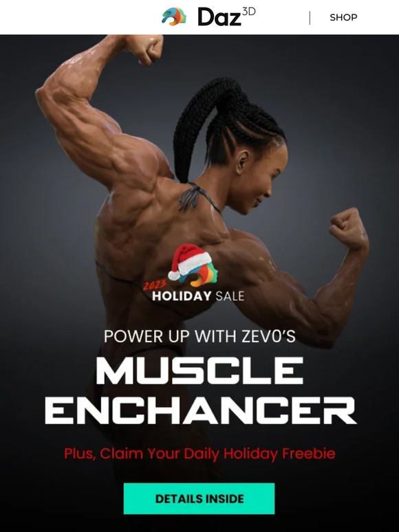 DAZ 3D: Power Up With Zev0’s Auto Muscle Enhancer! | Milled