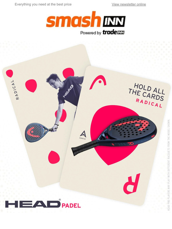 Smashinn: Head Radical padel racquets, control your game your way | Milled