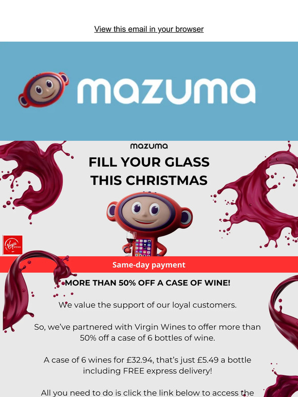 Mazuma Mobile: Do you like wine? Then here's a treat on us!🍷 | Milled