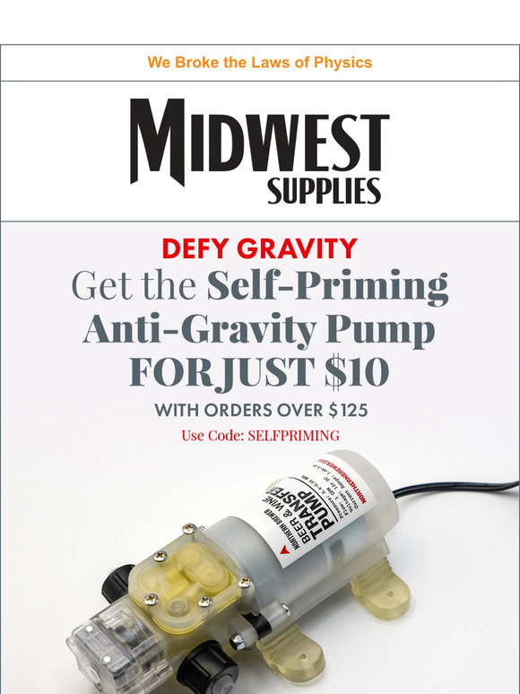 Midwest Supplies: Defy Gravity with a Self Priming Transfer Pump | Milled