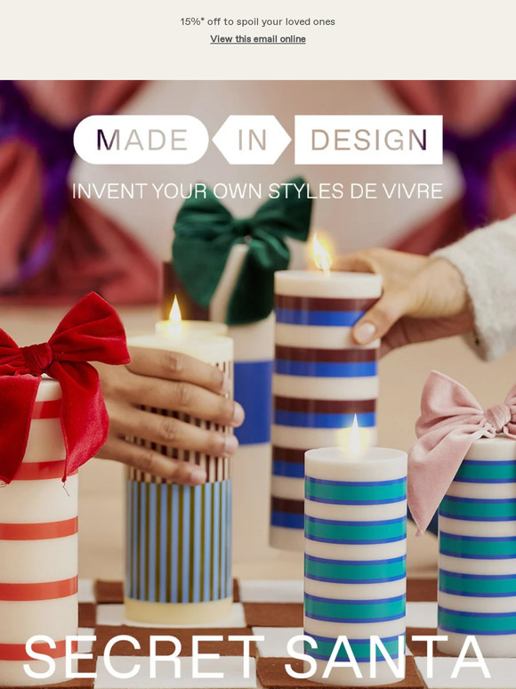 Made In Design: Secret Santa, expand your ideas | Milled