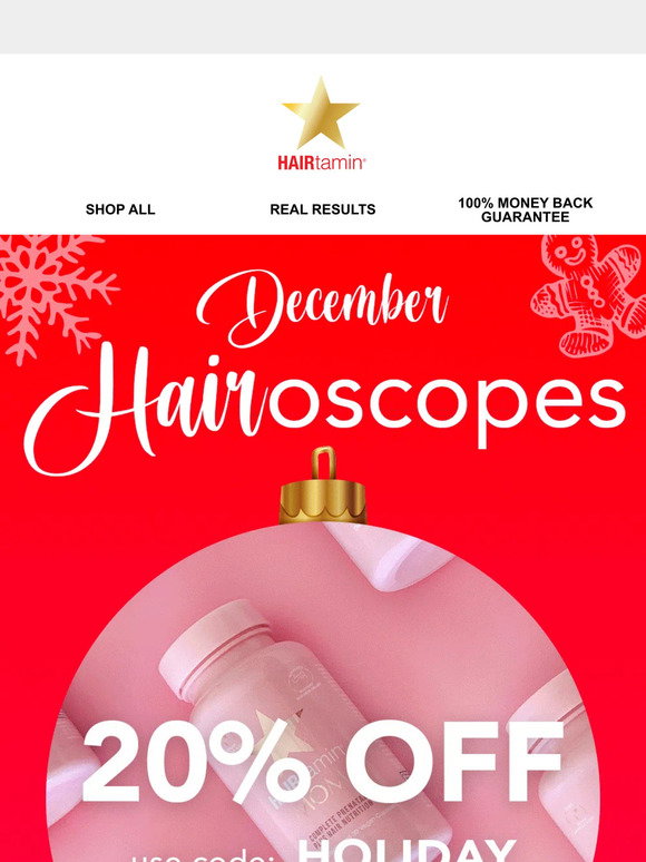 Hairtamin: Your December HAIRoscope 🔮 | Milled