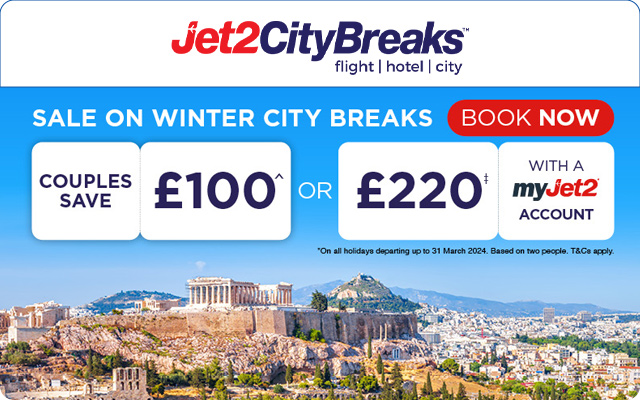 Jet2holidays: Save £100 per couple^ on Winter 2023/24 holidays | Milled