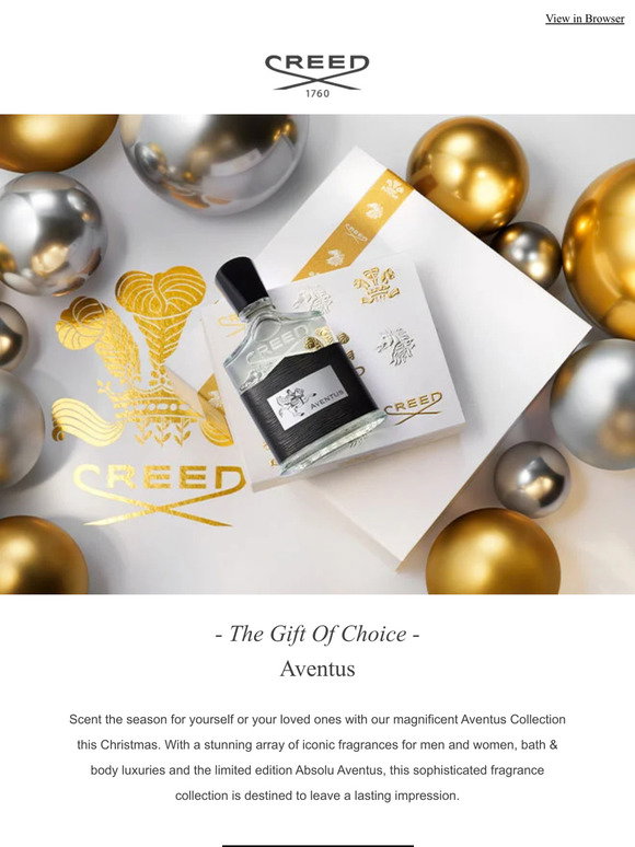 Creed: Aventus | The Gift Of Choice | Milled