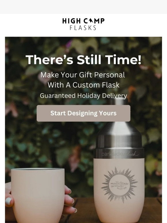 High Camp Flasks: There's Still Time To Design A Custom Flask! | Milled