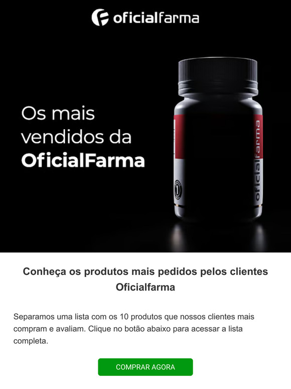OficialFarma: Os TOP 10 Produtos com Maior Demanda da Oficialfarma | Milled