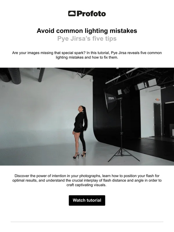 Profoto: 5 common lighting mistakes and how to fix them | Milled