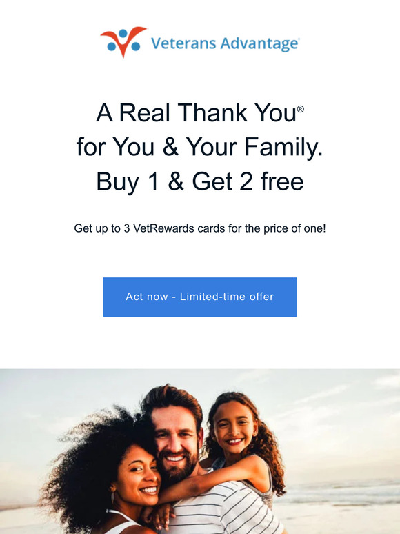 Veterans Advantage: Honoring your service with our best family offer 🇺🇸 ...